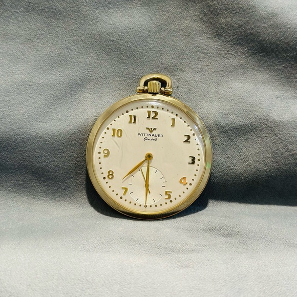 Accessories | Vintage Wittnauer Geneva Pocket Watch 1k Gold Filled ...